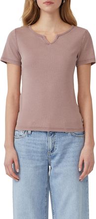 QS by s.Oliver Gewaschenes RIPP-Shirt im Slim Fit