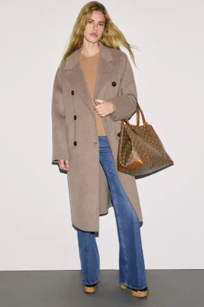 Gerard Darel Manteau long crois&eacute; - AELA - Muscade