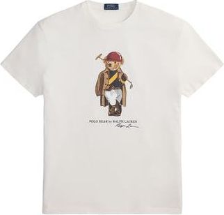 Polo Ralph Lauren T-shirt imprim&eacute; &agrave; col rond en coton