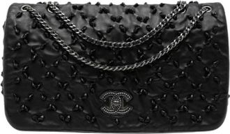 Chanel Sac d&eacute;paule matelass&eacute; vintage Pre-owned - Femme - Pre-owned - Noir - Taille: ONE Size