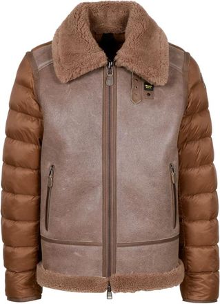 Blauer Homme, Vestes, Brun, Taille: L Blauer Manteaux