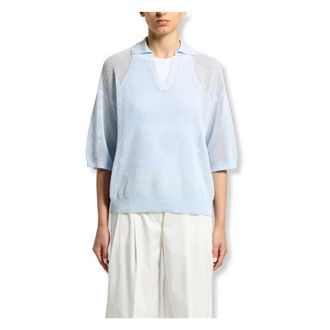 PESERICO Femme, Pulls, Bleu, Taille: 40 FR Polo