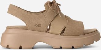 UGG Calimuze Schn&uuml;rsandale f&uuml;r Damen in Brown, Gr&ouml;&szlig;e Wildleder/Leder