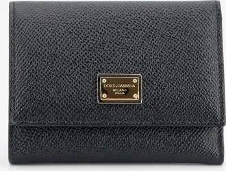 Dolce & Gabbana Hammered leather wallet - DOLCE & GABBANA - gender_Woman