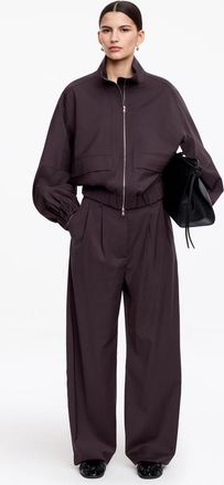 Arket Elegante Weite Hose -Braun