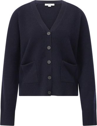 Vince Damen, Strickwaren, Blau, XSGröße