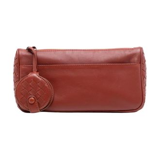 Bottega Veneta Pre-owned Vintage Leather Pouch Bag - Femme - Pre-owned - Brun - Taille: ONE Size