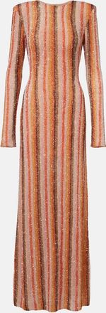 Rachel Gilbert Robe Isadora mit Pailletten