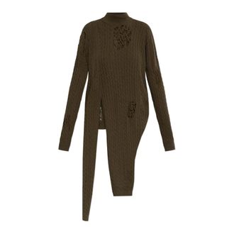 Blumarine Pullover mit einem verwaschenen Effekt - - Knitwear - Damen - Gr&uuml;n - S