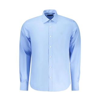 North Sails Homme, Chemises, Bleu, Taille: L Azzurro Cotton Shirt