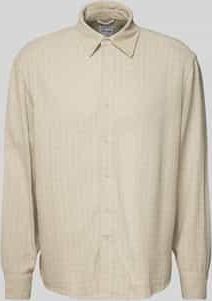 Only & Sons Regular Fit Freizeithemd aus Viskose-Mix mit Leinen-Anteil Modell LATHAM