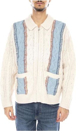 Obey Homme, Pulls, Beige, Taille: XL Zip-front Cardigan