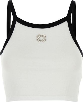 Givenchy Tanktop mit 4G-Motiv - Wei&szlig;