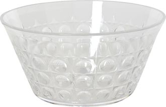 Decoris Schale 15x7cm Kunststoff - Servierschale gemustert - Schalen & Schüsseln - Dessertschale Eisschale Müslischale Salatschale Obstschale Dekoschale - Ges