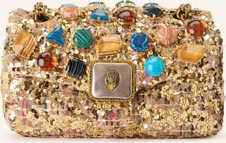 Kurt Geiger Schultertasche Pimlico Mit Pailletten Und Schmucksteinen gold