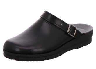 Rohde Herren Neustadt-h Clogs Hausschuhe Arztschuhe 1518 Schwarz, Schuhgröße:46 EU