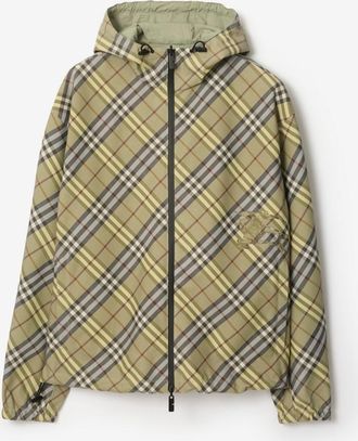 Burberry Wendbare Kapuzenjacke in Check, Size: XXXL