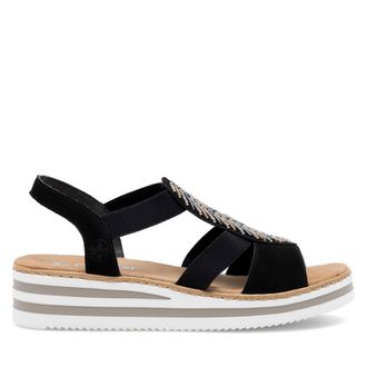 Rieker Sandalen Rieker V02C1-00 Schwarz