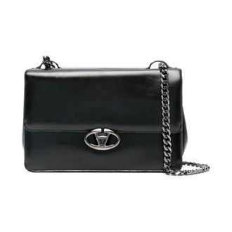 Valentino Garavani Vlogo Schultertasche - - Bags - Damen - Schwarzk - ONE SIZE