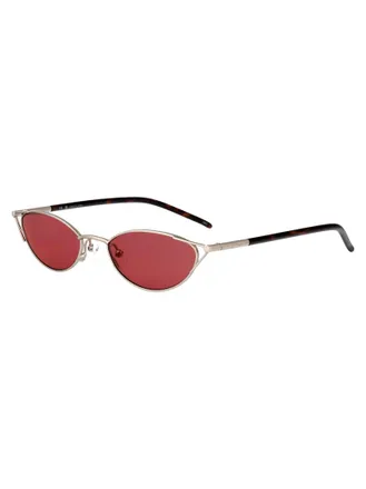 Alexander McQueen Womens Sunglasses Am0563s Havana Metal
