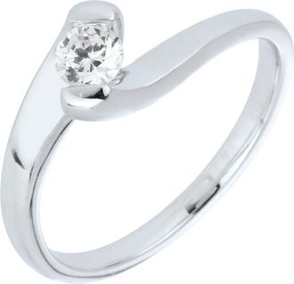 Edenly Solitär-Ring Ewige Passion in Weißgold - 0.24 Karat