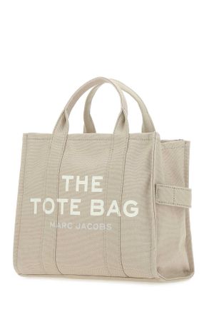 Marc Jacobs Womens Mano Tote Beige Cotton