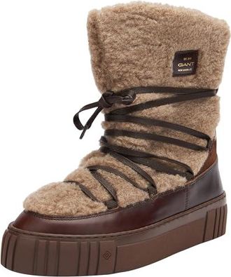 GANT Femme Snowmont Botte mi-Mollet, Taupe Marron fonc&eacute;, 36 EU