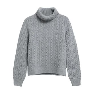 Barbour Ambleside Zopfmuster Rollkragenpullover - - Knitwear - Damen - Grau - M