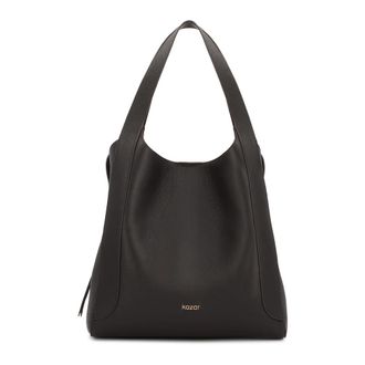 Kazar Gro&szlig;e Leder Shopper Tasche - - Bags - Damen - Braun - ONE SIZE