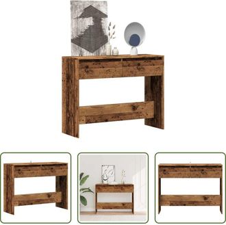 vidaXL Flur - Konsolentisch Altholz-Optik 100x35x76,5 cm Holzwerkstoff