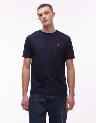 GANT T-shirt avec logo universitaire au centre - Bleu marine