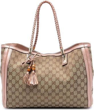 Gucci Shopper - Medium GG Canvas Bella Tote - Gr. unisize - in Braun - f&uuml;r Damen