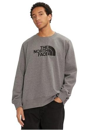 The North Face Drew Peak Crew Sweatshirt &agrave; Capuche pour Homme TNF Medium Grey Heather M