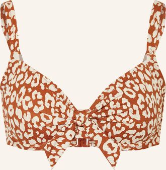 Lidea Lidea B&uuml;gel-Bikini-Top Gilded Wild Mit Glitzergarn rot