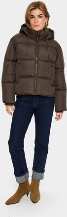 Saint Tropez Jacke FeySZ Lockere Passform brown