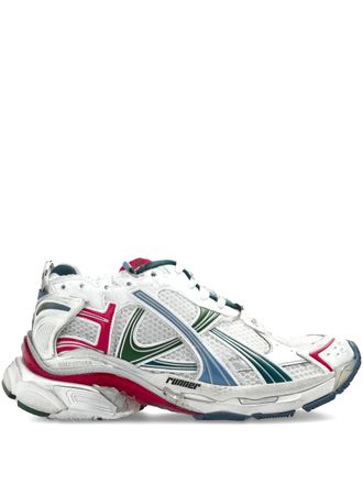 Balenciaga baskets &agrave; lacets - Blanc