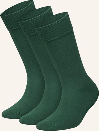 DillySocks Dillysocks 3er-Pack Socken One Color Smooth gruen