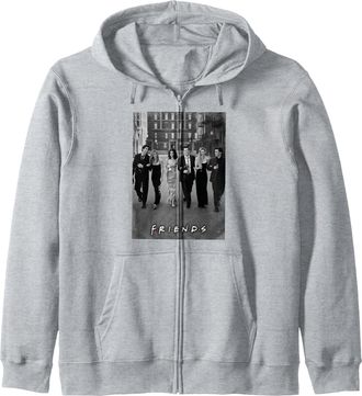 Friends TV Show Poster Iconic Group NYC Street Retro Fan 90er Jahre Kapuzenjacke