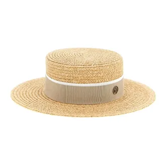 Maison Michel Damen, Accessories, Beige, SGr&ouml;&szlig;e