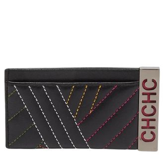 Carolina Herrera Pre-owned Cuir petite-maroquinerie - Femme - Pre-owned - Noir - Taille: ONE Size