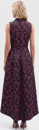 Apart Abendkleid mit Bl&uuml;ten- und Bl&auml;ttermuster