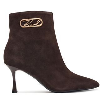 Karl Lagerfeld Stiefeletten KARL LAGERFELD Sienna KL32747 Dunkelbraun