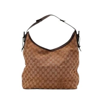 Gucci Pre-owned Toile sacs-gucci - Femme - Pre-owned - Brun - Taille: ONE Size