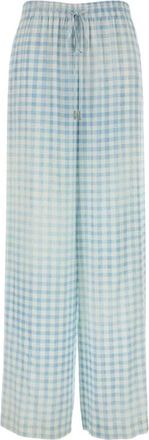 Ermanno Scervino Femme, Pantalons, Multicolore, Taille: 36 FR Printed Silk Pyjama Pant