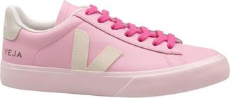Veja Low-Top Sneaker - Campo Chrome-Free Leather Sneakers In Pink - Gr. 37,5 (EU) - in Rosa - f&uuml;r Damen
