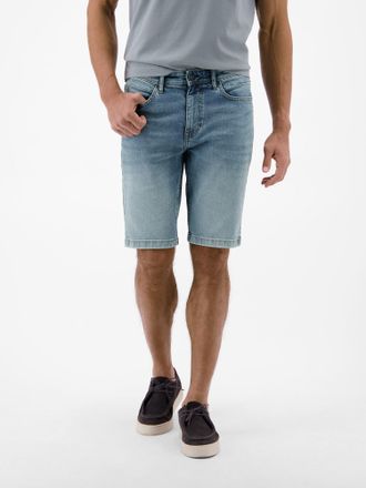 Lerros Denim Bermuda aus flexiblem Baumwollmischgewebe