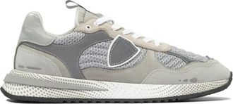 Philippe Model Low-Top Sneaker - Grey Suede And Mesh Slip-On Sneakers - Gr. 40 (EU) - in Grau - für Damen