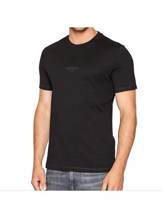 Guess Herren-T-Shirt mit klassischem Logo, Modell Vorne