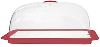 GiòStyle Forme Käseglocke aus Polypropylen rot