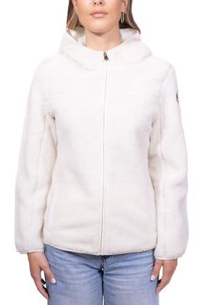 Napapijri Sweat-shirt pour femme Turnage Colorblock en polaire, ivoire (ral 1013), M